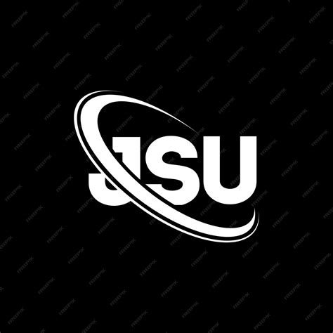 Premium Vector Jsu Logo Jsu Letter Jsu Letter Logo Design Initials Jsu Logo Linked With Circle