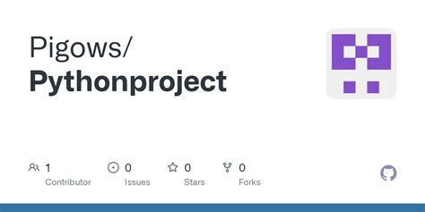 GitHub Pigows Pythonproject