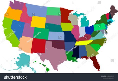 Us States In Color A Trending Visual Guide