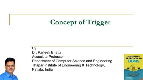 Concept Of Trigger Plsql Databases Parteek Bhatia Simplified