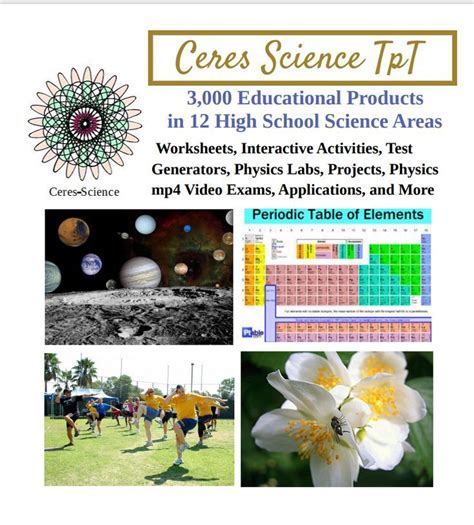 Ceres Science Tpt Science Tpt High School Science Physics Problems