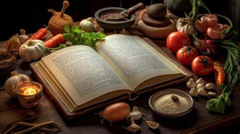 Premium Ai Image A Recipe For The Book The Book Of Cooking