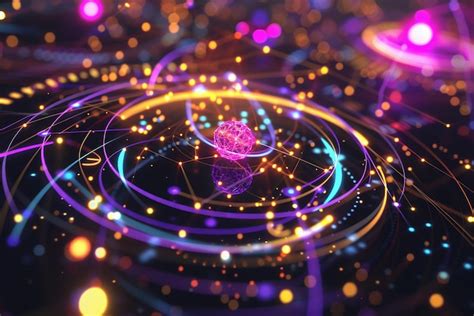 Visually Striking Quantum Circuit Diagram Premium Ai Generated Image