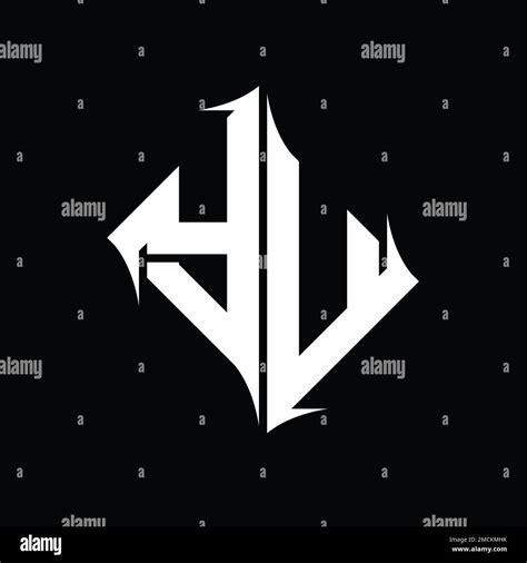 Yu Logo Monogram Diamond Abstract Shape Vector Images Design Template