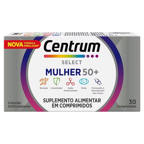 Centrum Mulher Select Wyeth Gsk Com 30 Comprimidos Coop Drogaria