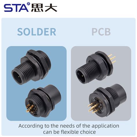 Secure Connections With Reliable M12 Connector 8 Pins Pcb Solutions For