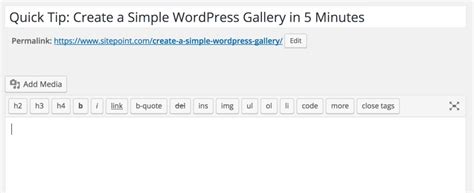Quick Tip Create A Simple Wordpress Gallery In 5 Minutes — Sitepoint