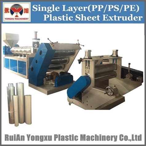 Single Layer Plastic Sheet Extruder At Best Price In Wenzhou Ruian