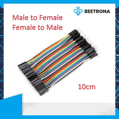 Jual Isi 40pcs Jumper Kabel Cable Female To Male Kabel Untuk Arduino 10cm Shopee Indonesia