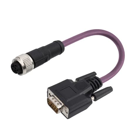 M12 To Db9 Rs232 Serial Cable China Supplier M12 Male To Db9 Rs232 Cable China Manufacturer M12