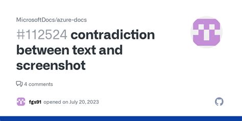 Contradiction Between Text And Screenshot · Issue 112524 · Microsoftdocsazure Docs · Github