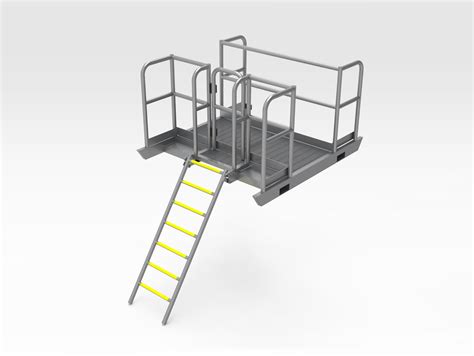 Trench Access Platform And Ladder Bend Tech Group