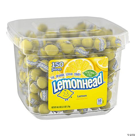 Lemonhead® Hard Candy Tub 150 Pc Oriental Trading
