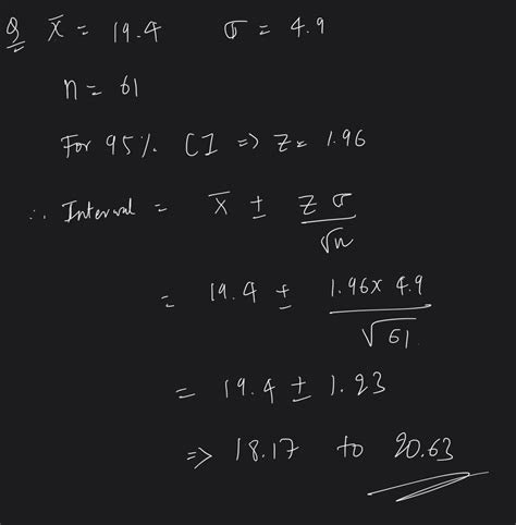 [solved] a simple random sample of size n is drawn the sample mean