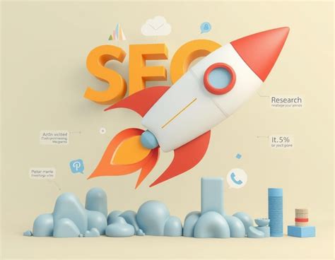 3d Seo Optimization Rocketpowered Marketing Strategies For Web And Social Media Premium Ai