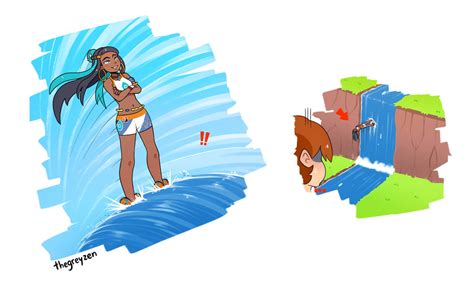 Nessa Used Waterfall By Thegreyzen On Deviantart