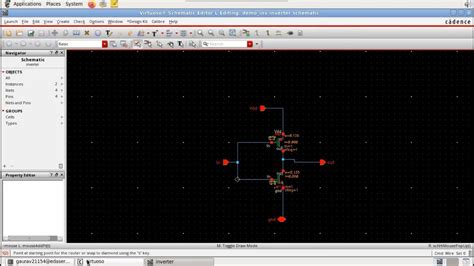 Cadence Virtuoso How To Make Schematic On Virtuoso Youtube