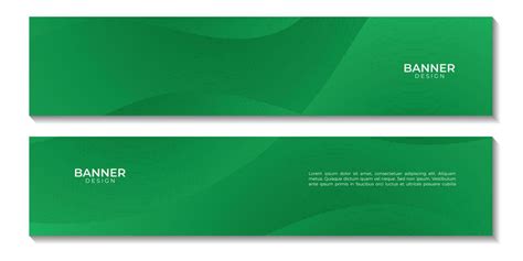 Abstract Banners Green Gradient Wave Modern Background For Business 23835207 Vector Art At Vecteezy