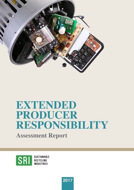 Extended Producer Responsibility Pdf Environmental Services Industry Industries