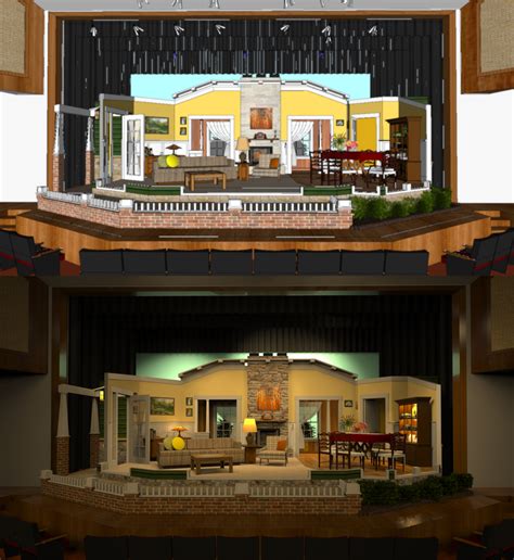 sample of stage design with thea render for sketchup gallery