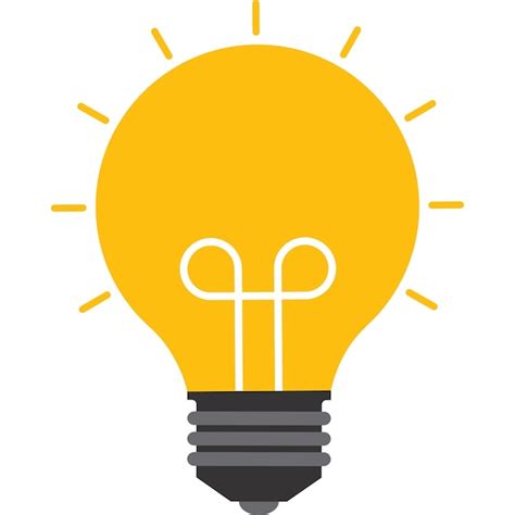Premium Vector Light Bulb Illustration Sign Of Ideas And Creative Thinking Analytical Thinking