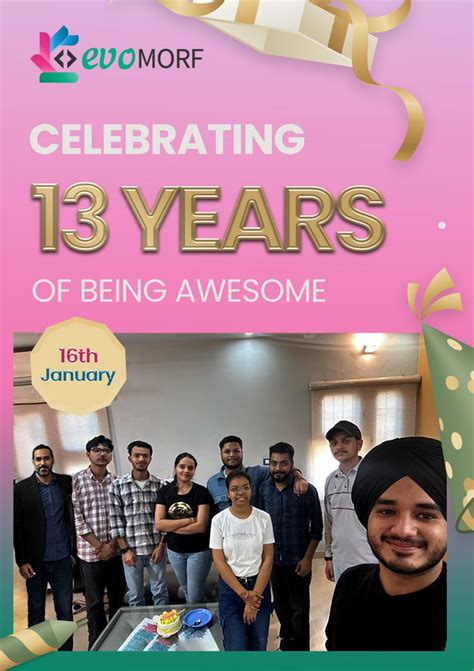 Evomorf On Linkedin Evomorf Workanniversary Itcompany Milestonecelebration Gratitude