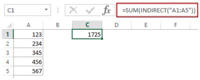 Excel INDIRECT Function Explained With Examples Video