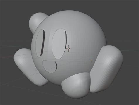 Obj File Customizable Kirby・3d Printer Model To Download・cults