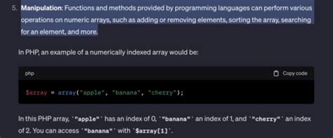 Chapter 6 Php Arrays Flashcards Quizlet