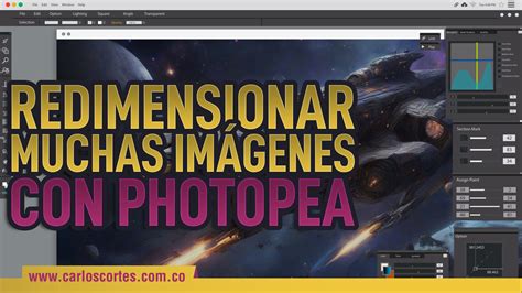 Redimensionar muchas imágenes a la vez con Photopea Carlos Cortés Academy