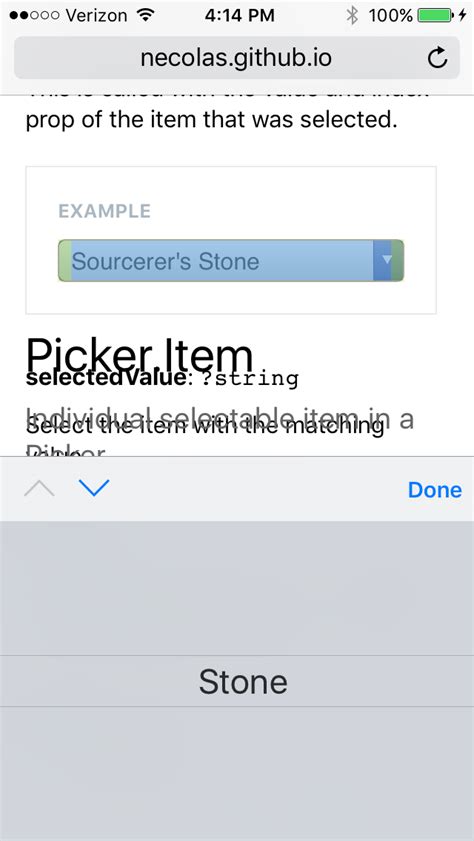Options Text Missing From Ios Picker · Issue 774 · Necolas React Native Web · Github