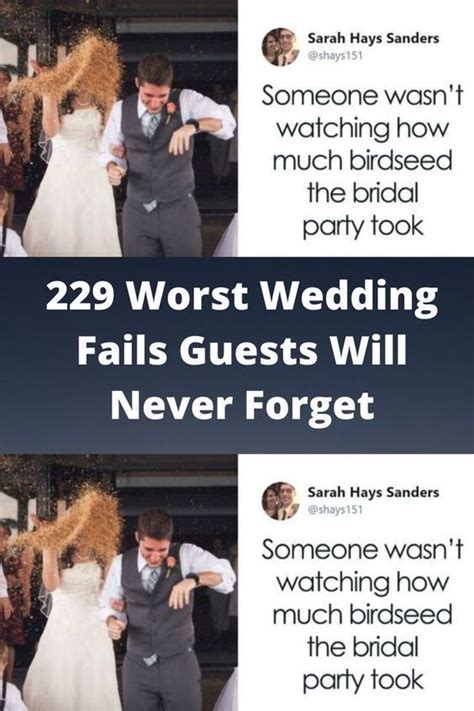 229 Worst Wedding Fails Guests Will Never Forget Artofit