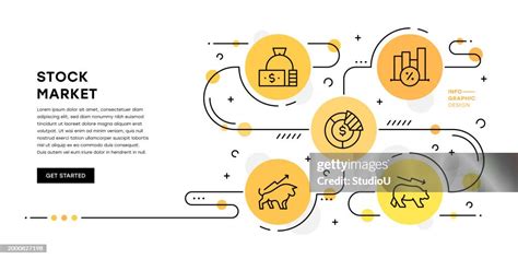 Stock Market Infographic Template High Res Vector Graphic Getty Images