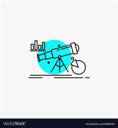 Analytics Finance Forecast Market Prediction Line Vector Image