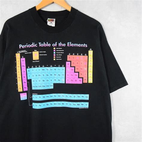 90年代 90s 元素記号 黒 ブラック ヴインテージ古着屋feeet 通販 名古屋 大須 メンズ