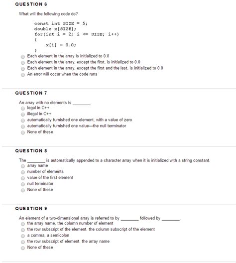 Solved Que Stion 1 To Assign The Contents Of One Array To