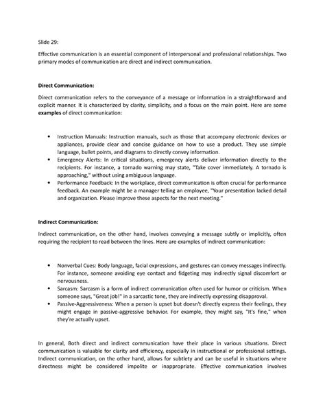 Script For Report Slide 29 Effective Communication Is An Essential