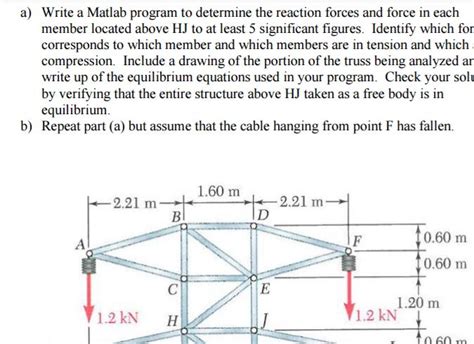 A Write A Matlab Program To Determine The Reaction