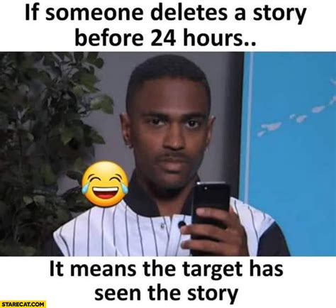 if someone deletes a story before 24 hours it means the target has seen