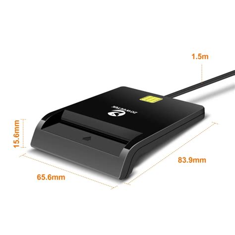 Zoweetek Credit Card Reader Smart Emv Card Reader For Id Use