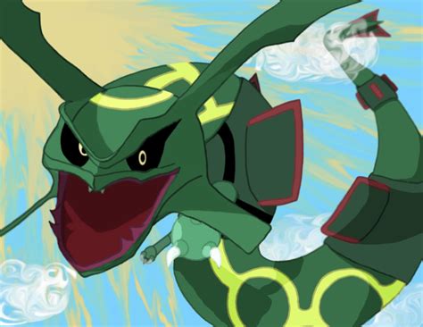 Flying Rayquaza By Sailquaza On Deviantart