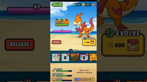 Rexaroo Third Stage Evulation In Dynamons World Shorts Ds Ultra Gaming Youtube