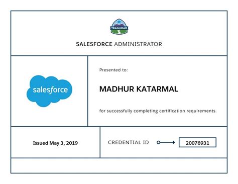 Madhur Katarmal On Linkedin Salesforce Certified