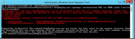 Installing And Using The Windows Server Migration Tools To Migrate Local Users And Groups Working