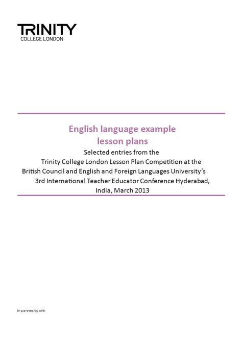 English Detailed Lesson Plan