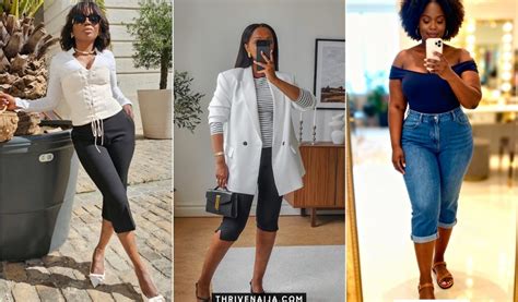 22 Chic Capri Pants Outfits For Black Women Thrivenaija