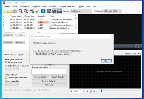 Pop Up Message Missing Translation · Issue 6492 · Subtitleedit