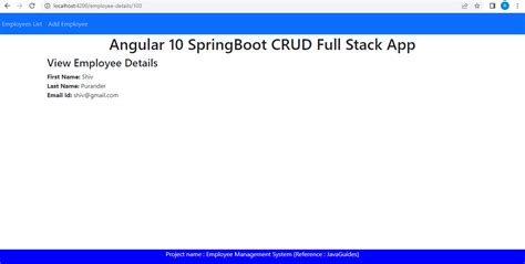 github ruchi091994 employee management system springboot backened