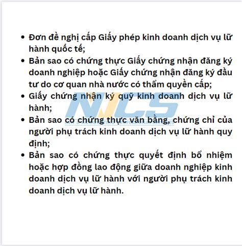 GIẤY PHÉP KINH DOANH LỮ HÀNH QUỐC TẾ 2024