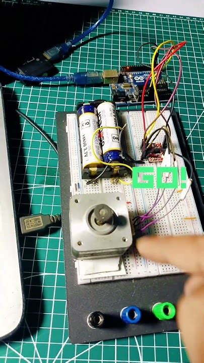 Stepper Motor Control By Opencv Dcmotor Python Arduino Youtube